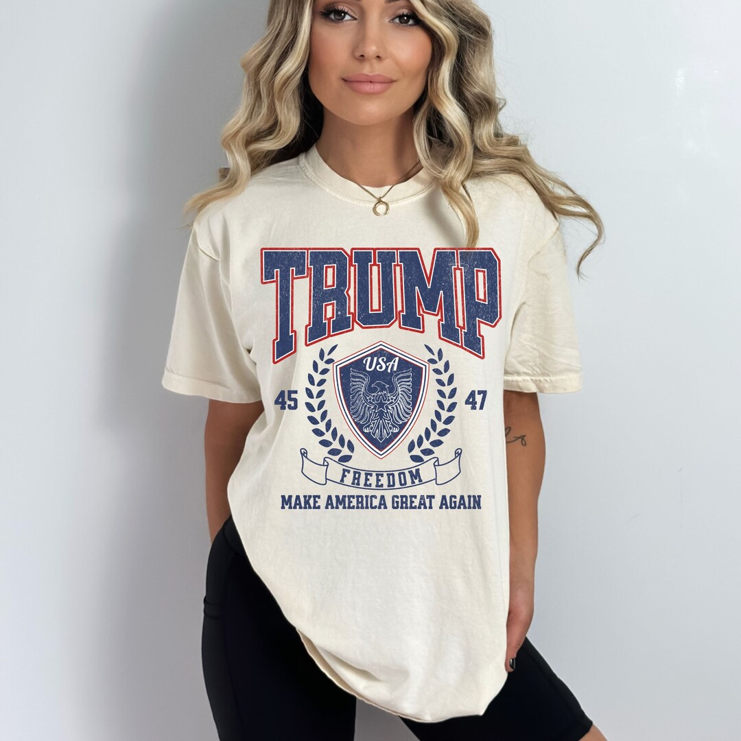 Trump 2024 Shirt, Trump Support Shirt, Varsity Donald Trump Election ...