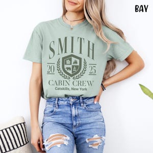 Cabin Vacation Shirt, Custom Comfort Colors Matching Family Tees ...