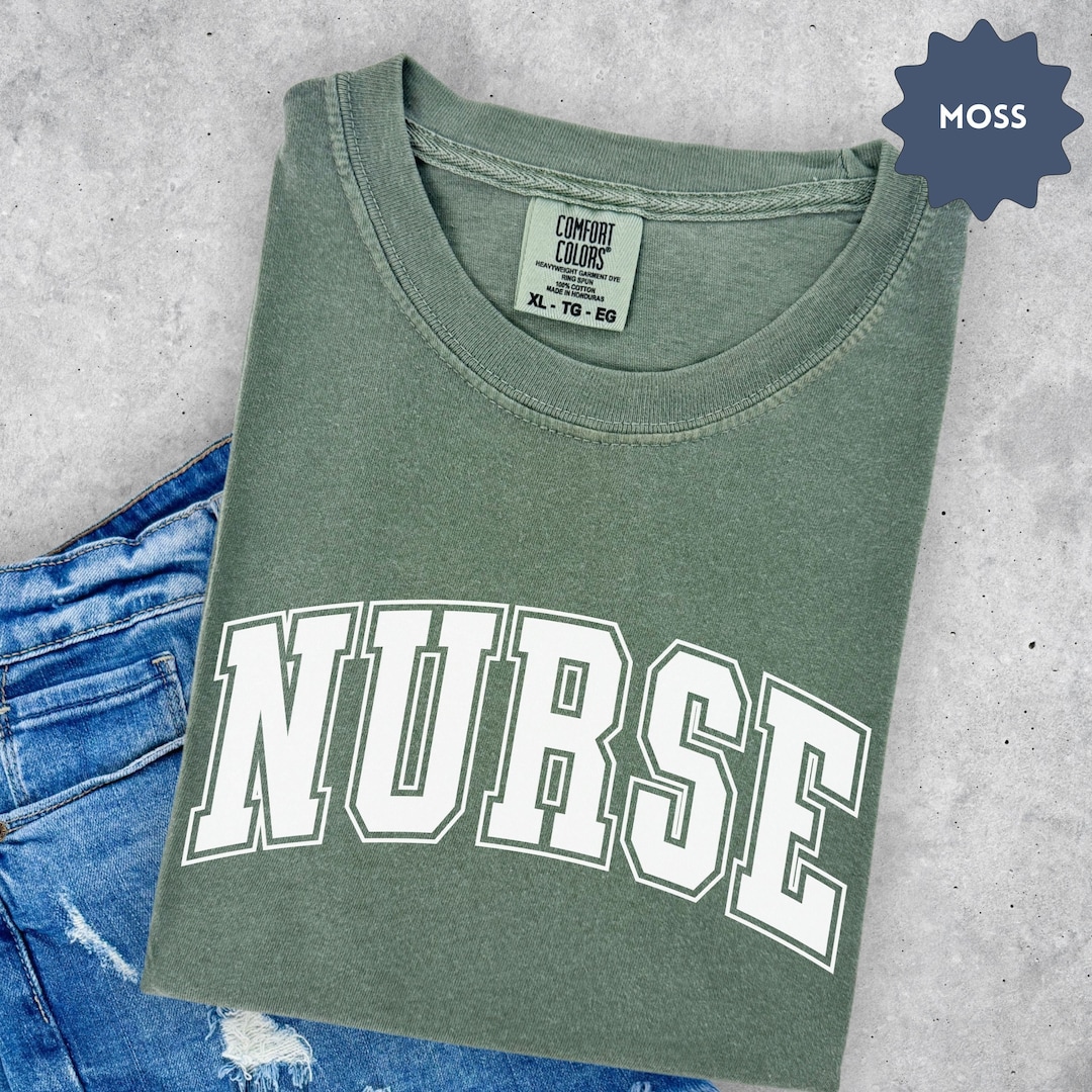 Neutral Nurse Shirt, Varsity Summer Nurse Tee, Pepper RN Shirt, Unisex ...