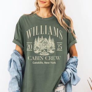 Cabin Vacation Shirt, Custom Comfort Colors Matching Family Tees ...