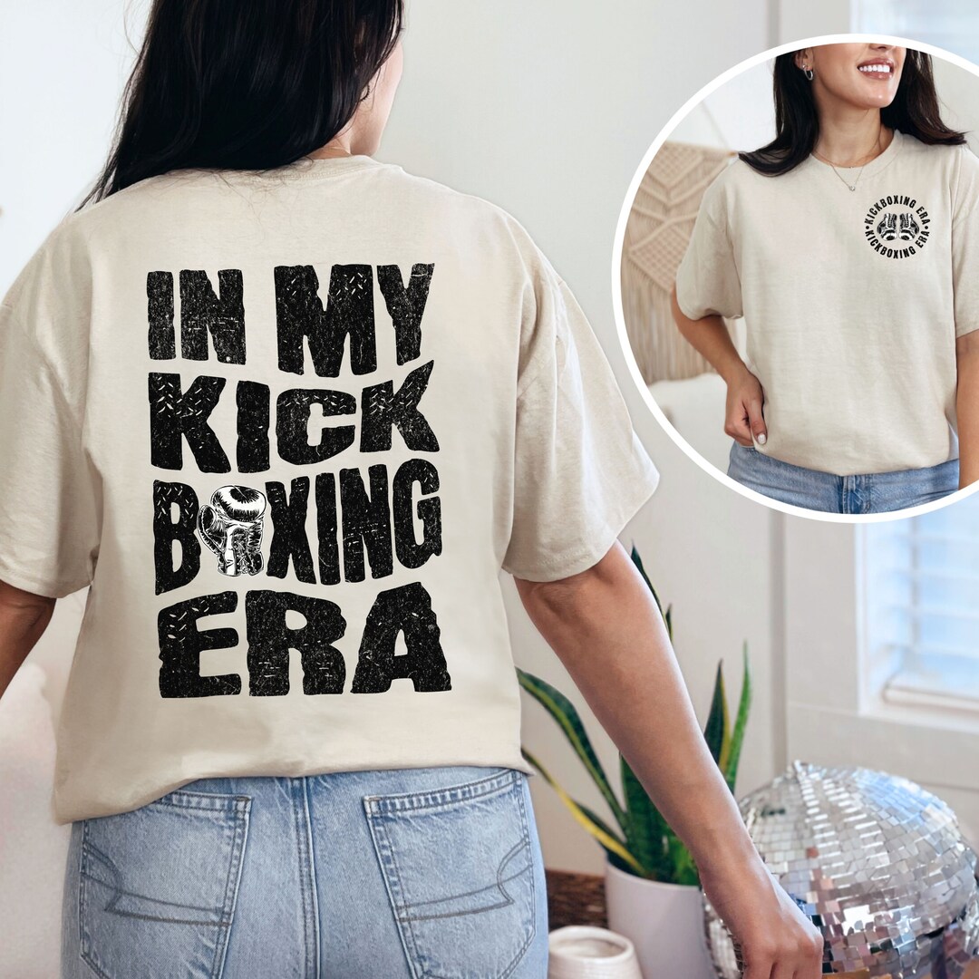 Kickboxing Shirt, in My Kickboxing Era T Shirt, Gift for Kickboxer ...