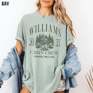 Cabin Vacation Shirt, Custom Comfort Colors Matching Family Tees ...