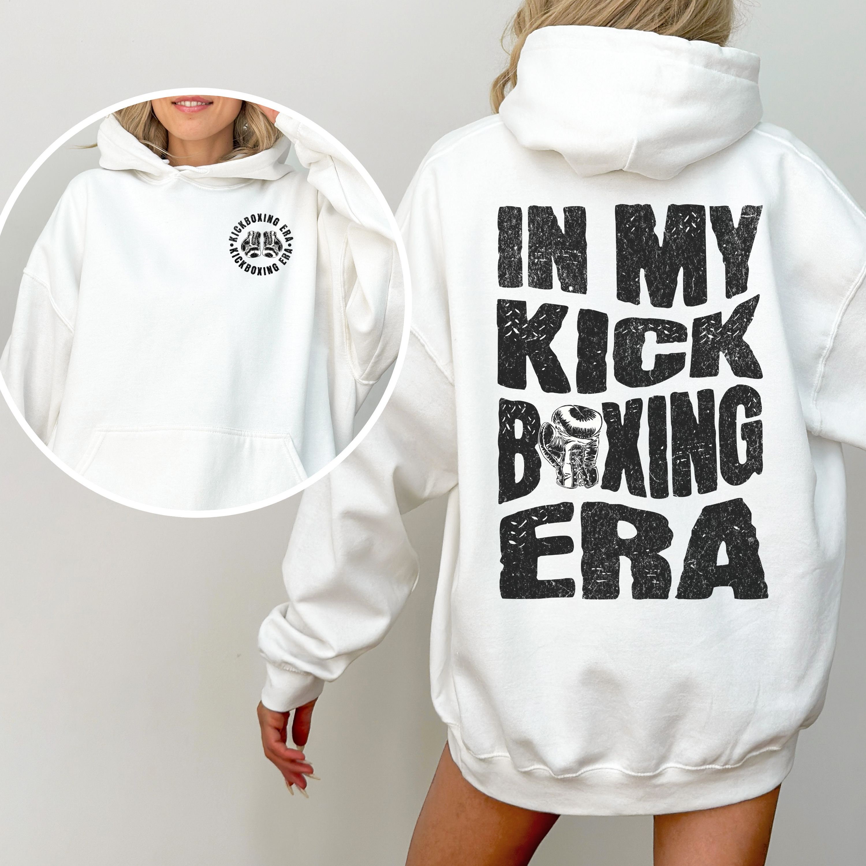 Kickboxing Sweatshirt, in My Kickboxing Era Hoodie, Gift for Kickboxer ...