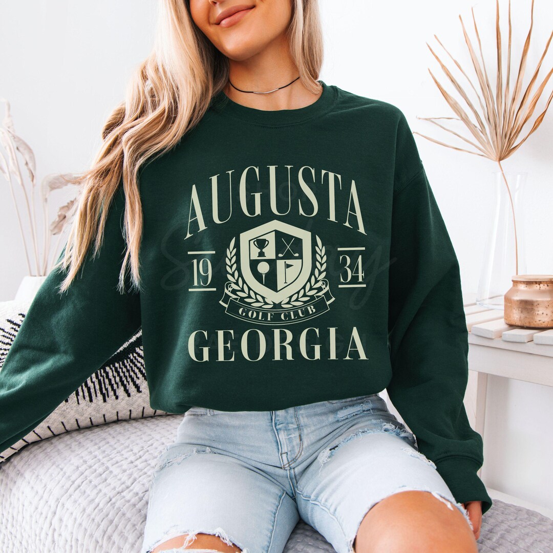 Augusta Georgia Sweatshirt, Golf Wife Sweater, Preppy Ladies Golf ...