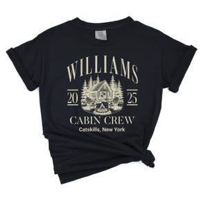 Cabin Vacation Shirt, Custom Comfort Colors Matching Family Tees ...