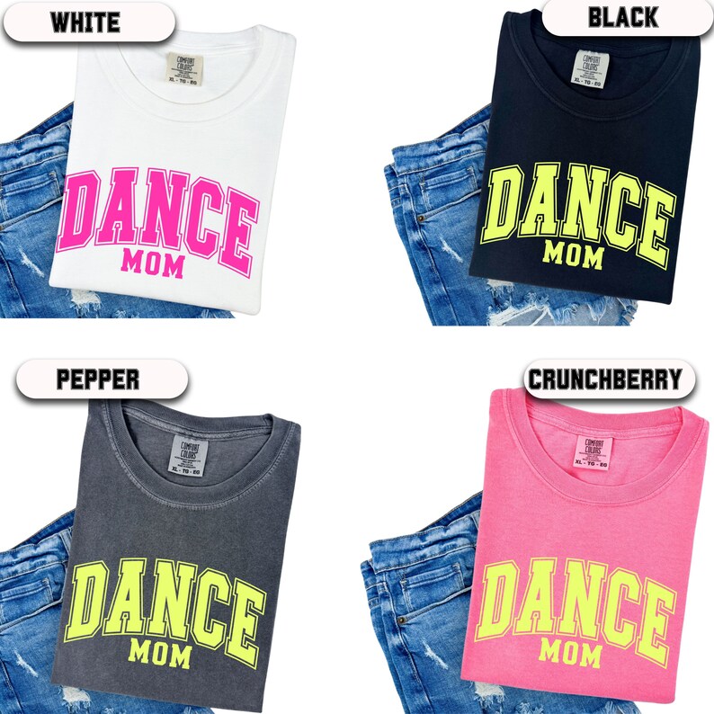 Dance Mom Shirt, Custom Pink Dance Mom Tee, Dance Competition Mom ...