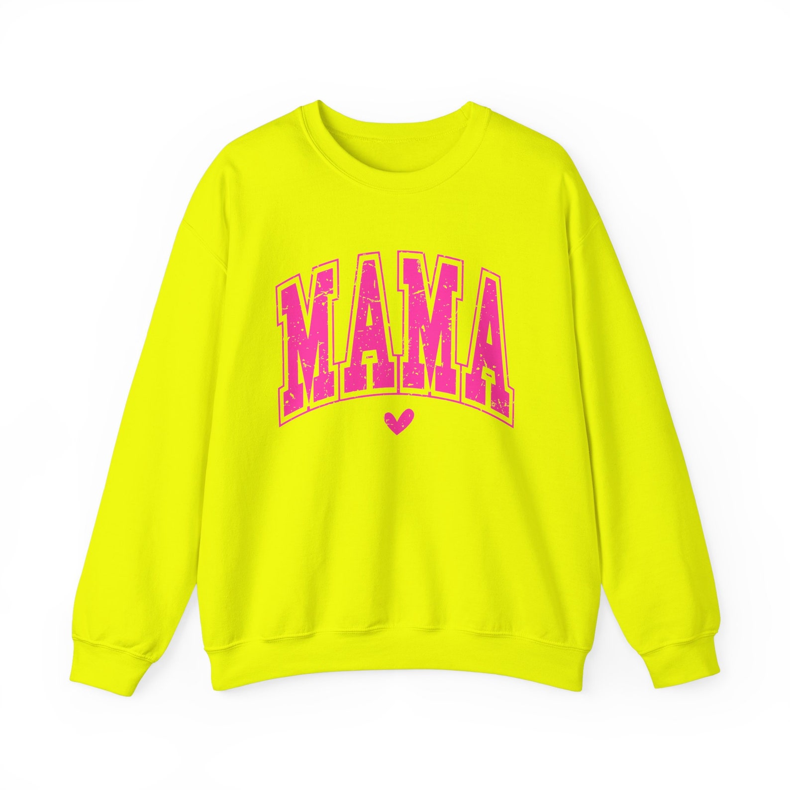 Neon Pink Mama Sweatshirt, Bright Mama Sweater, 80s Mom Sweatshirt ...