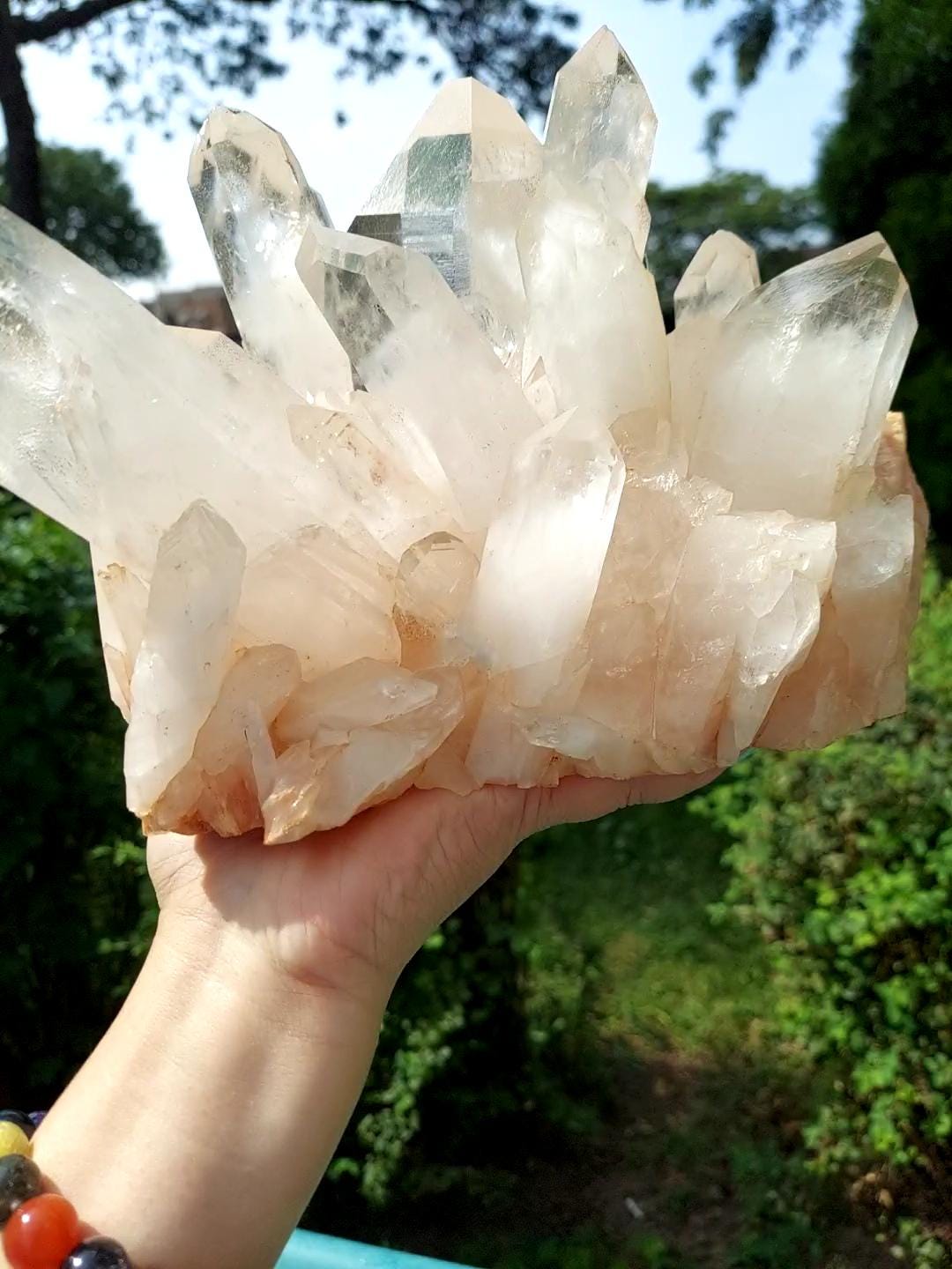 9 Lbs Himalayan Pink Quartz Cluster Specimen - Etsy