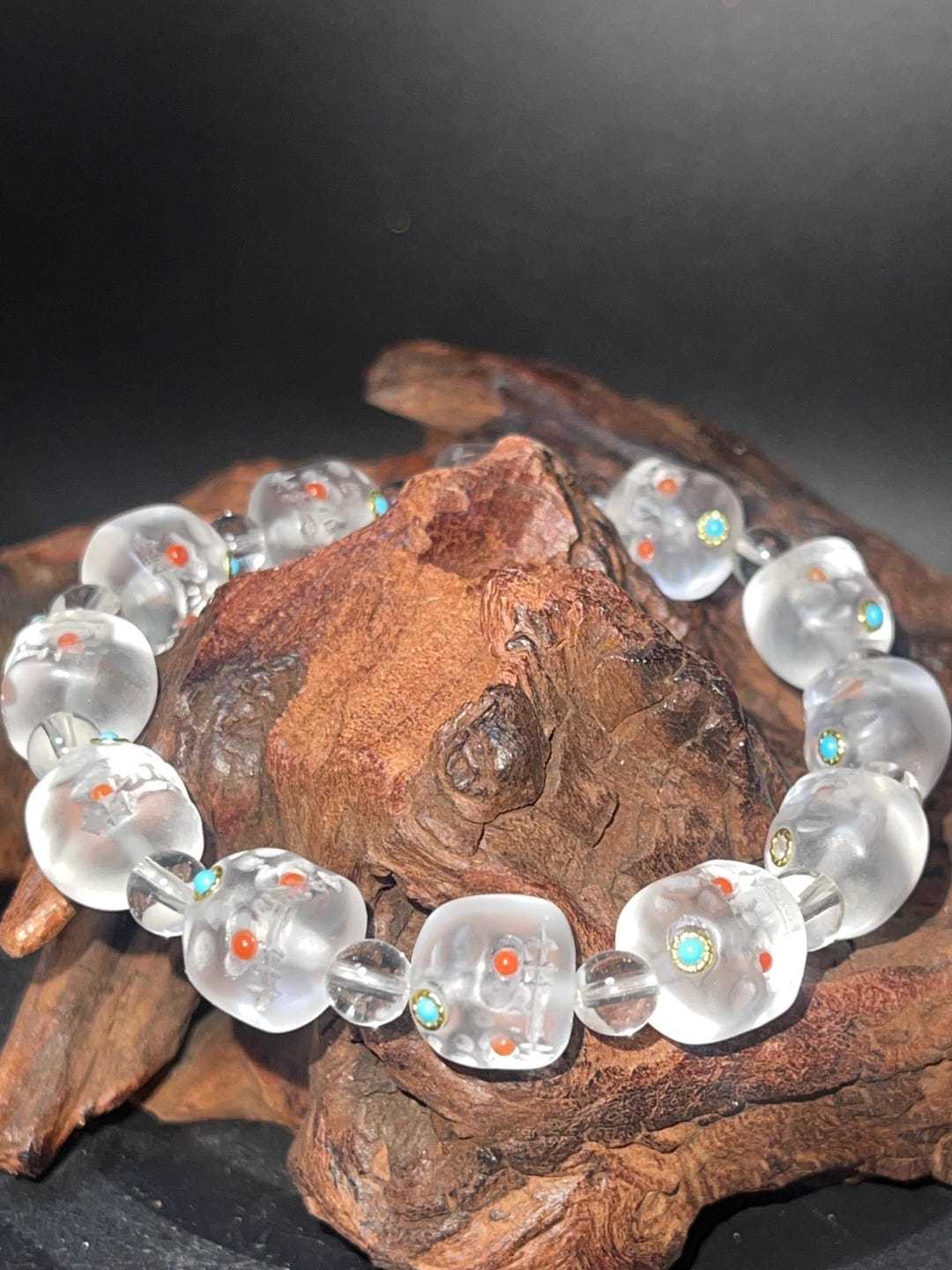 Healing Crystal Tibetan Master Skull Sitavana Bracelet - Etsy