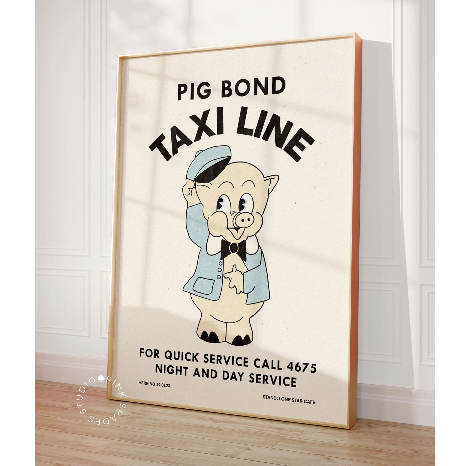 Black Wall Street Art Printable Vintage African American Art Pig Bond ...