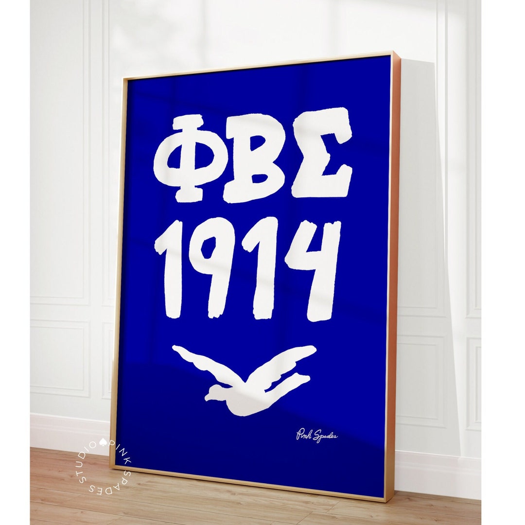 Phi Beta Sigma Art Blue and Phi Beta Sigma Print Doodle Art Black ...