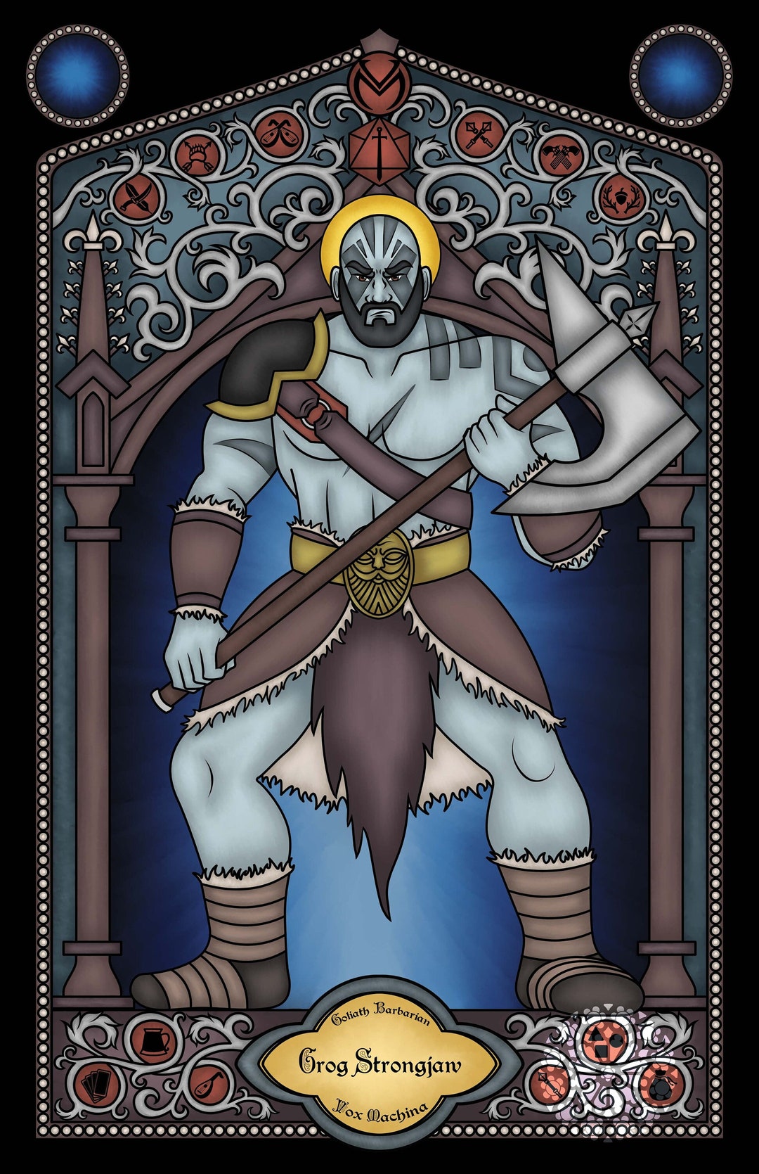 Grog Strongjaw von Vox Machina Digitaldruck - Etsy.de