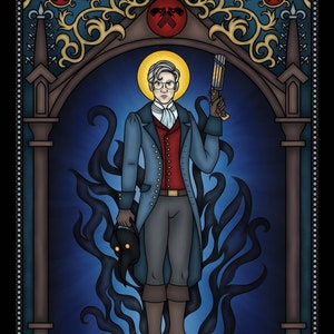 Critical Role Campaign One 11x17 Stained Glass Style Digital Art Print ...