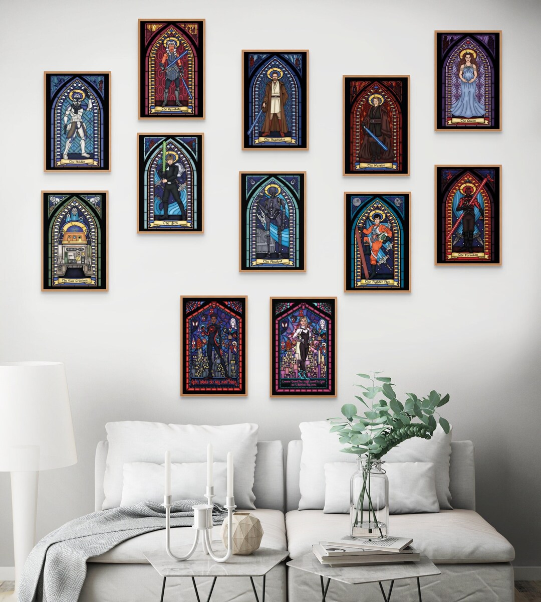 Two Postcard Size 5.5x8.5 Digital Art Print Bundle - Etsy