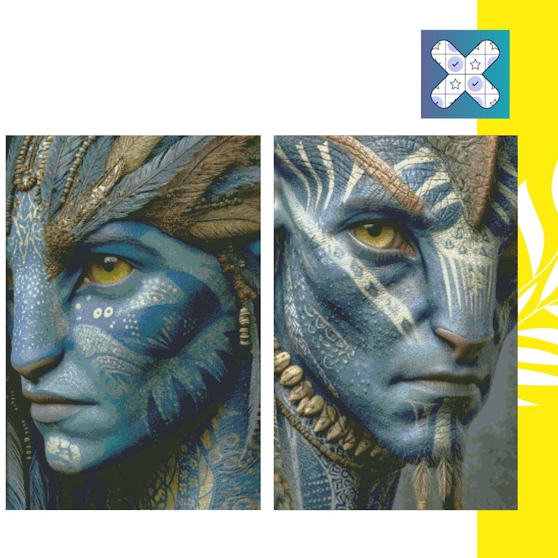 Avatar Cross Stitch Kit - Etsy UK