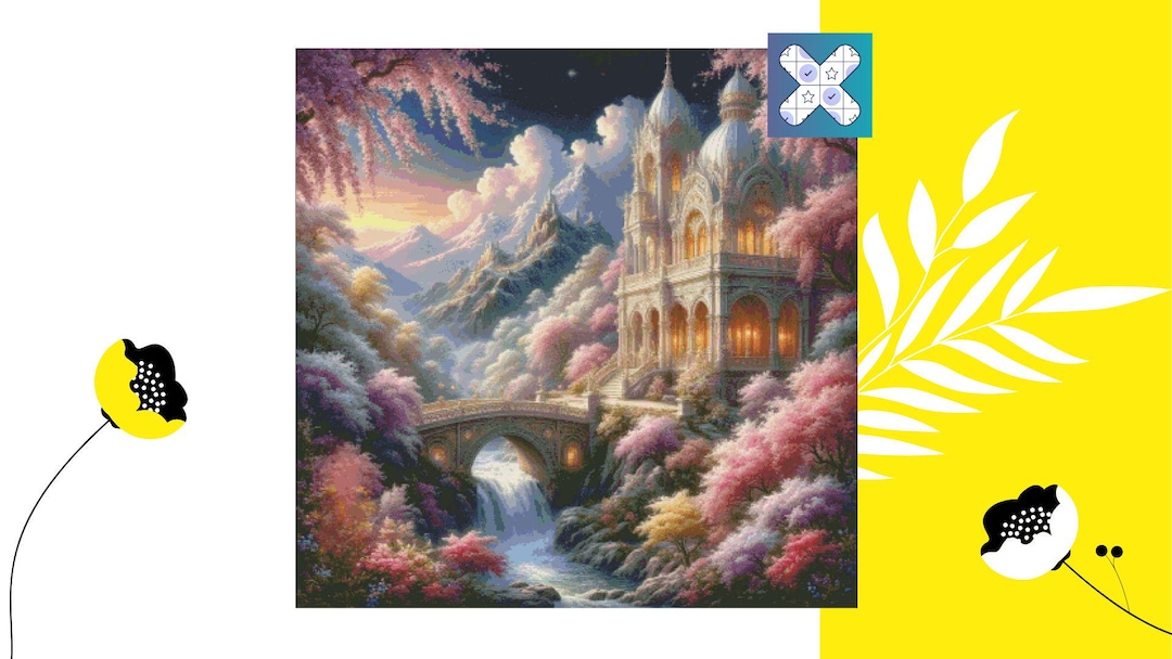 Royal Elven Rivendell PDF Cross Stitch Pattern, Pattern Keeper ...