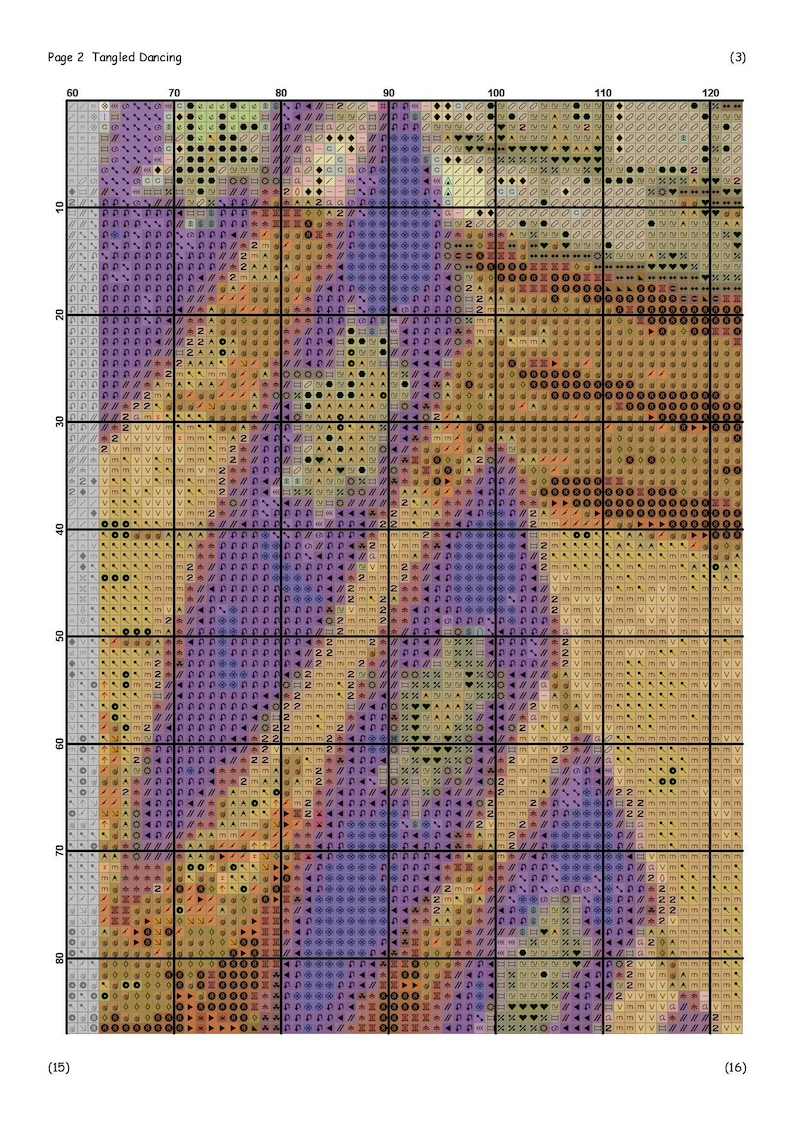 Bundle 4 Charts Cross Stitch Pattern DMC, Pattern Keeper Compatible ...