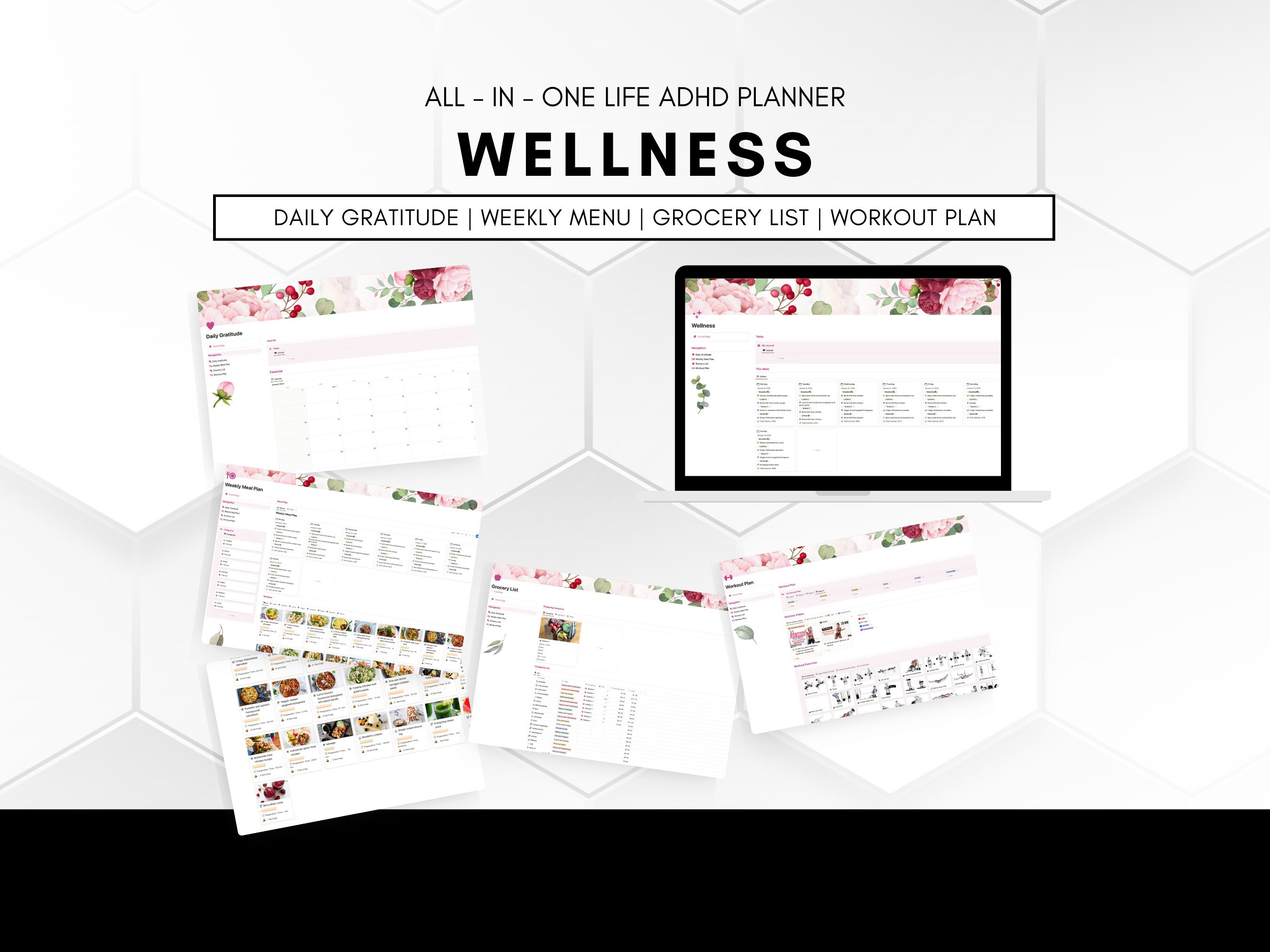 All in One Notion, Life Planner Notion, Notion Dashboard, Personal ...