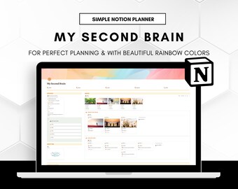 Notion Second Brain, Notion Dashboard, Notion Template 2023, Notion Planner, Notion All in One ...