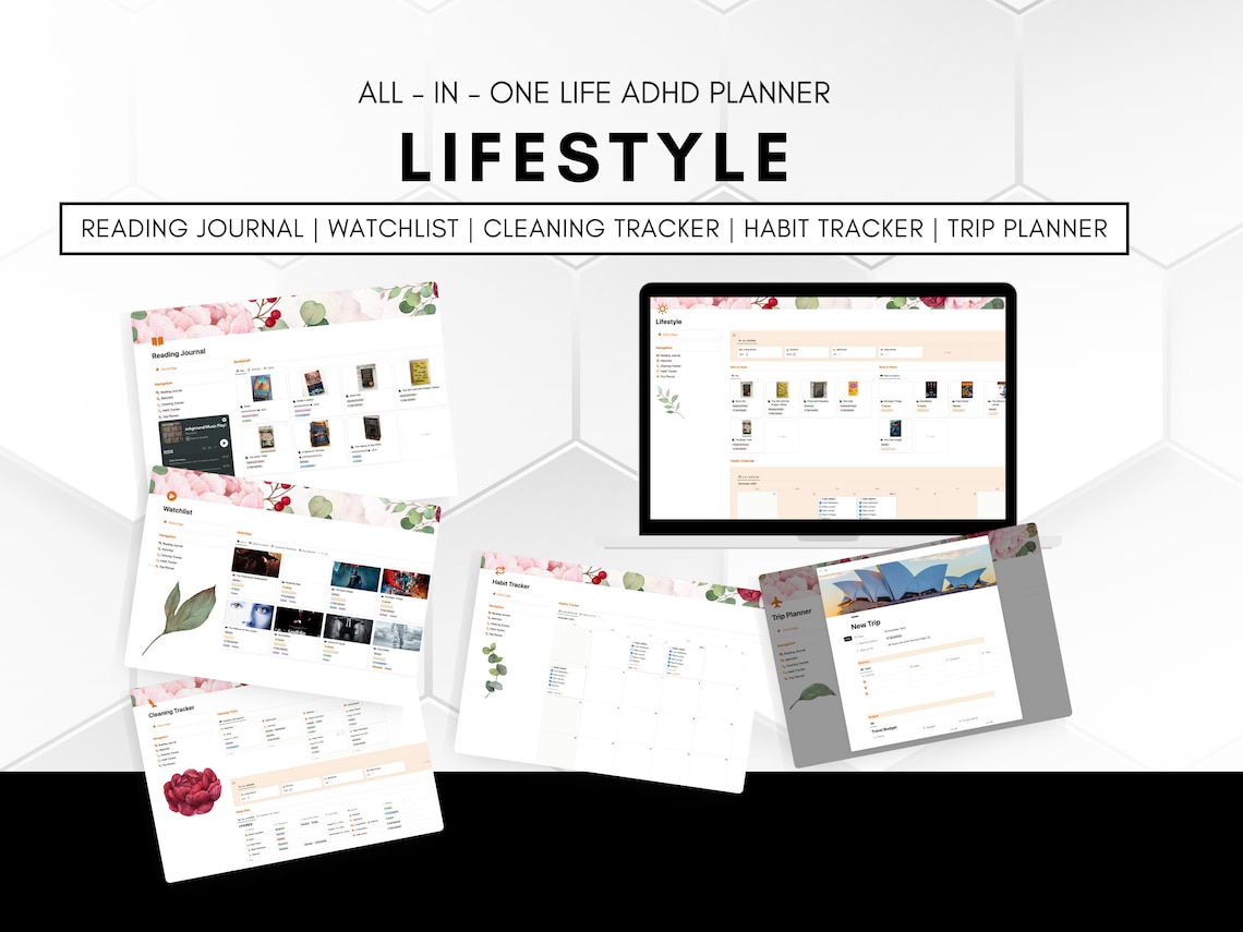 All in One Notion, Life Planner Notion, Notion Dashboard, Personal ...