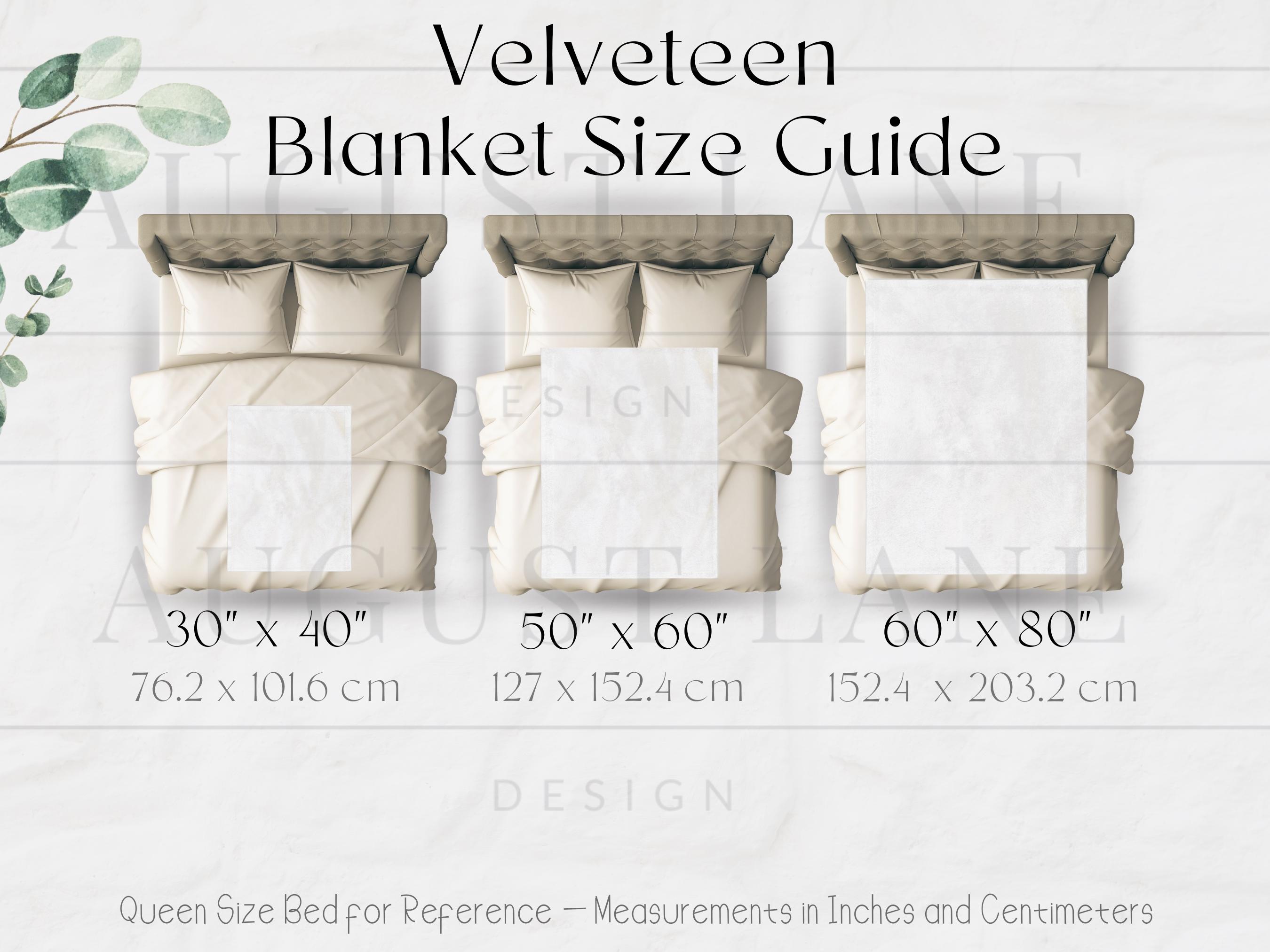Blanket Size Chart Blanket Mockup Size Chart Throw Blanket Size Guide ...