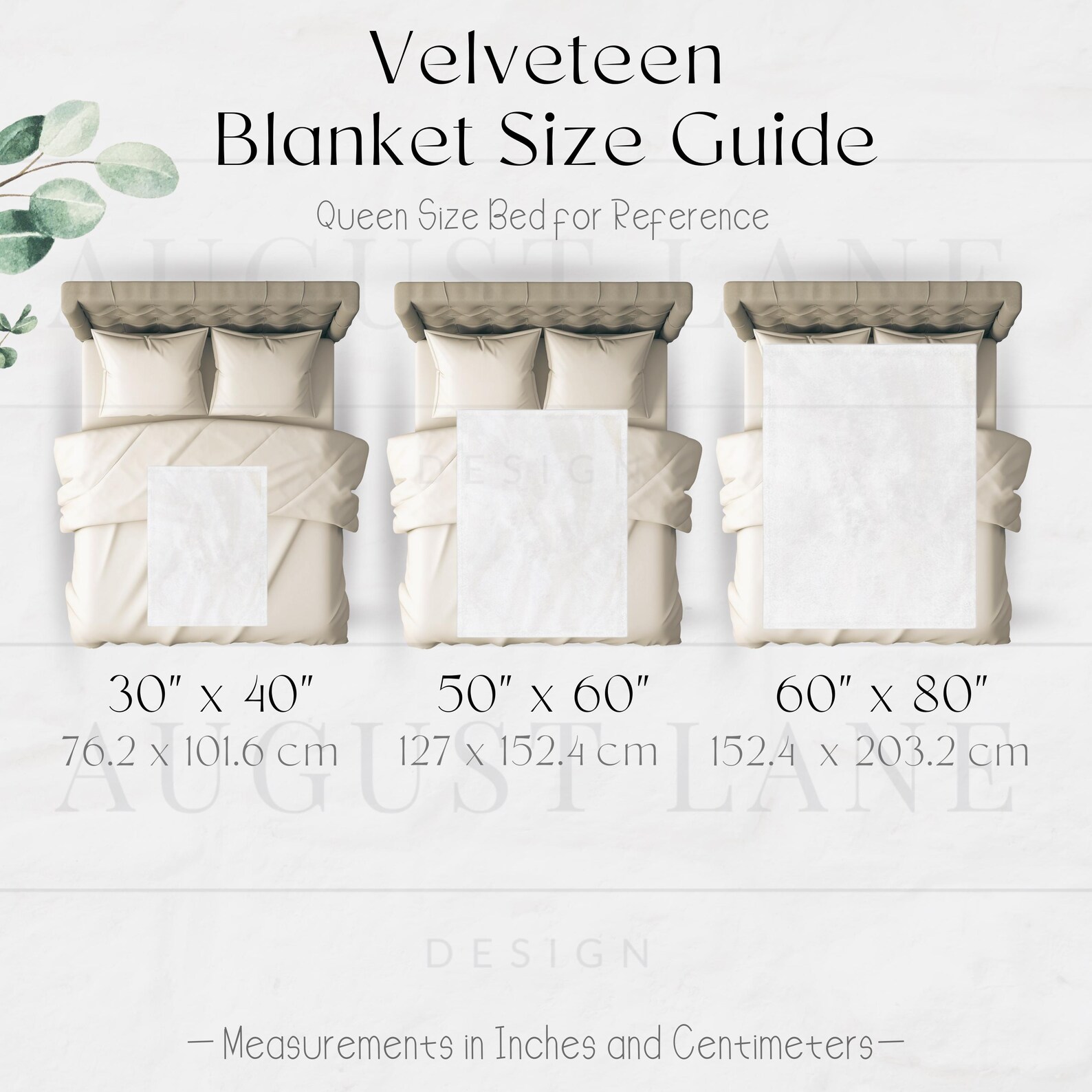 Blanket Size Chart Blanket Mockup Size Chart Throw Blanket Size Guide ...