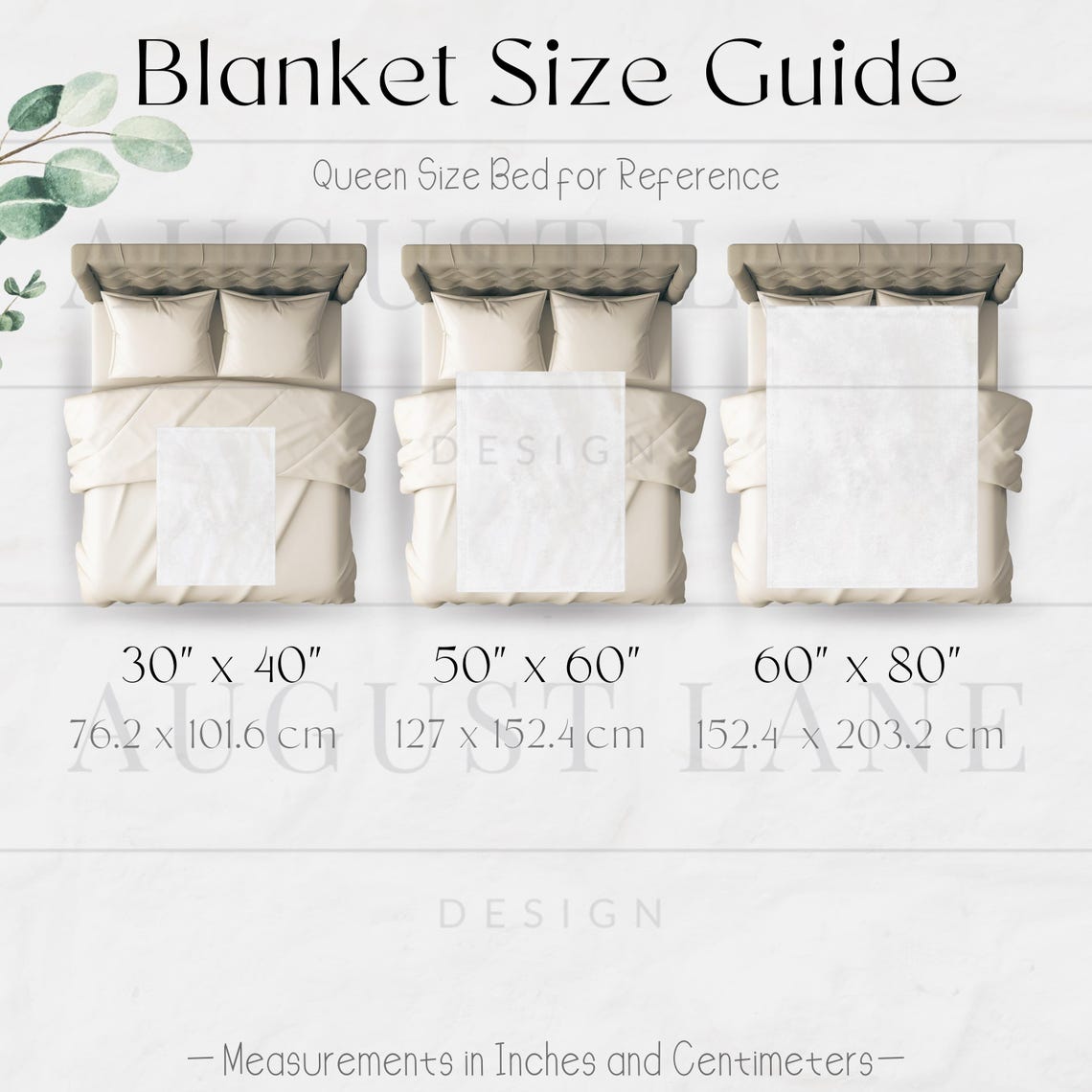 Blanket Size Chart Blanket Mockup Size Chart Throw Blanket Size Guide ...