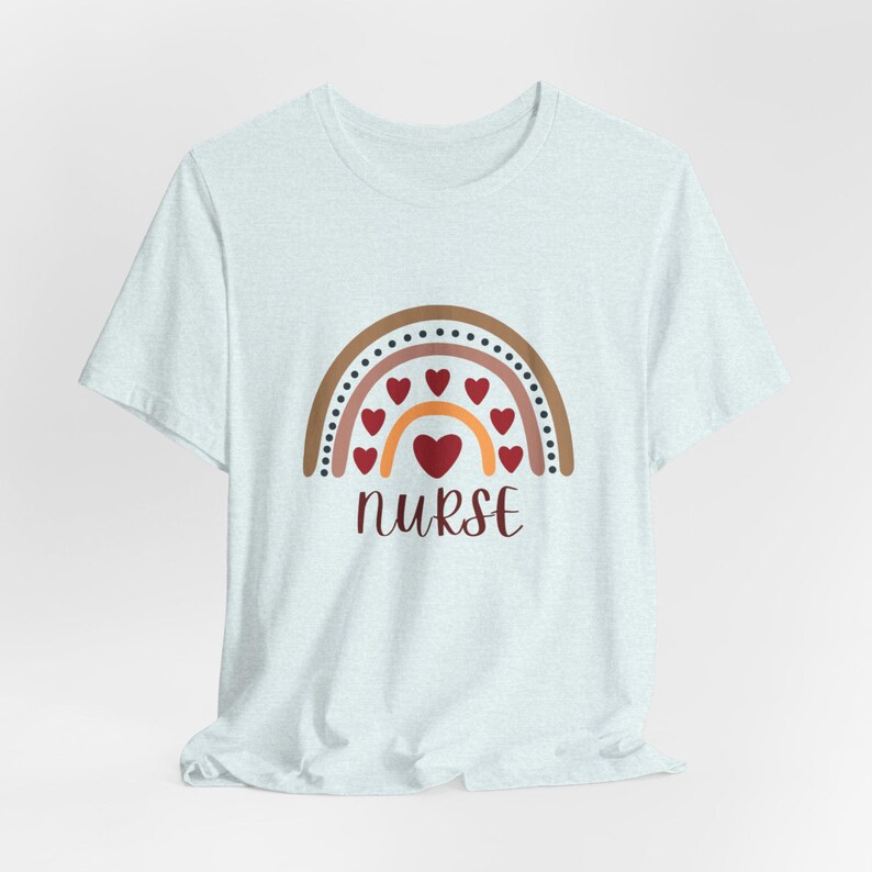 Rainbow Nurse Shirt, Leopard Print Nurse Tee, Nurses, RN Shirts, Nurse ...
