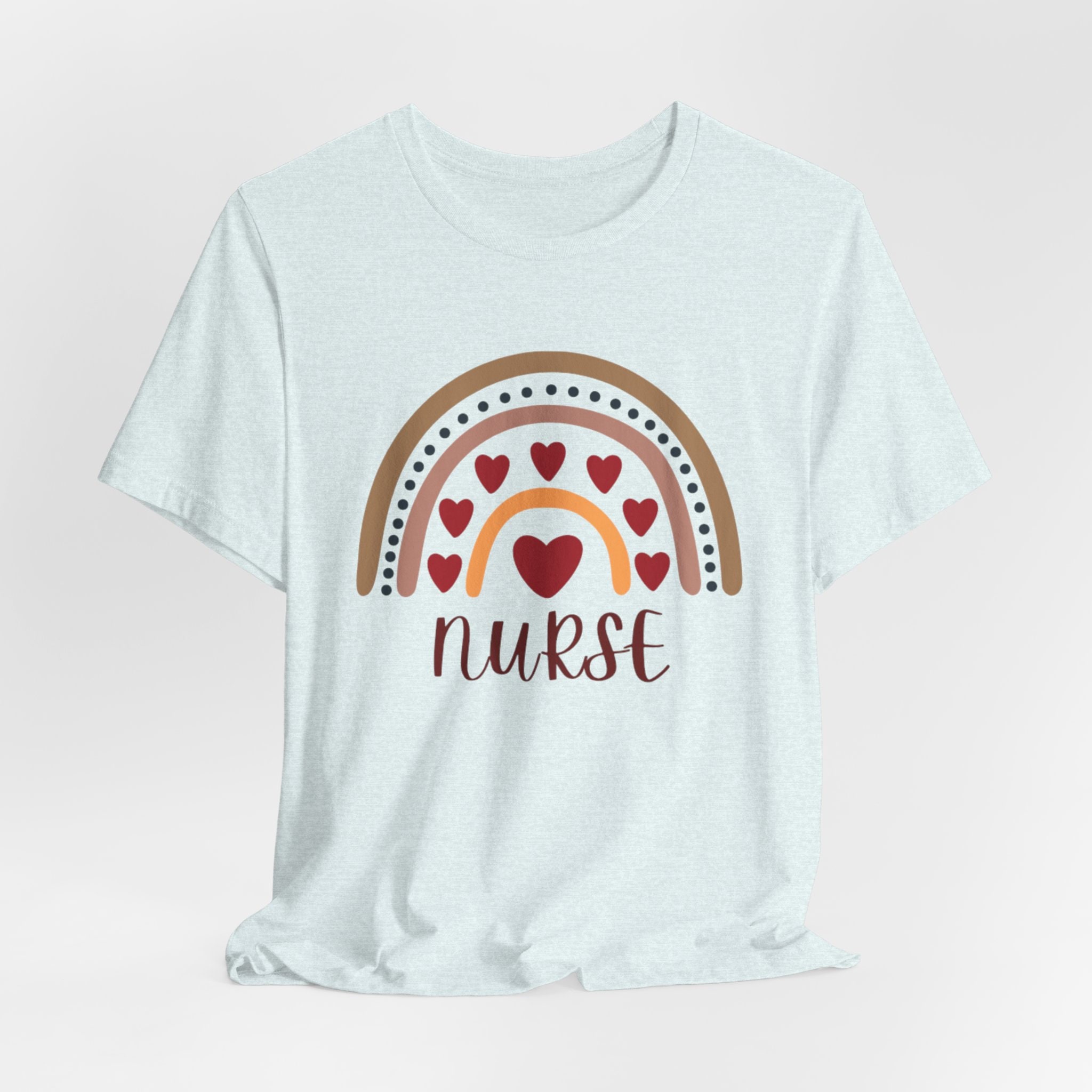 Rainbow Nurse Shirt, Leopard Print Nurse Tee, Nurses, RN Shirts, Nurse ...