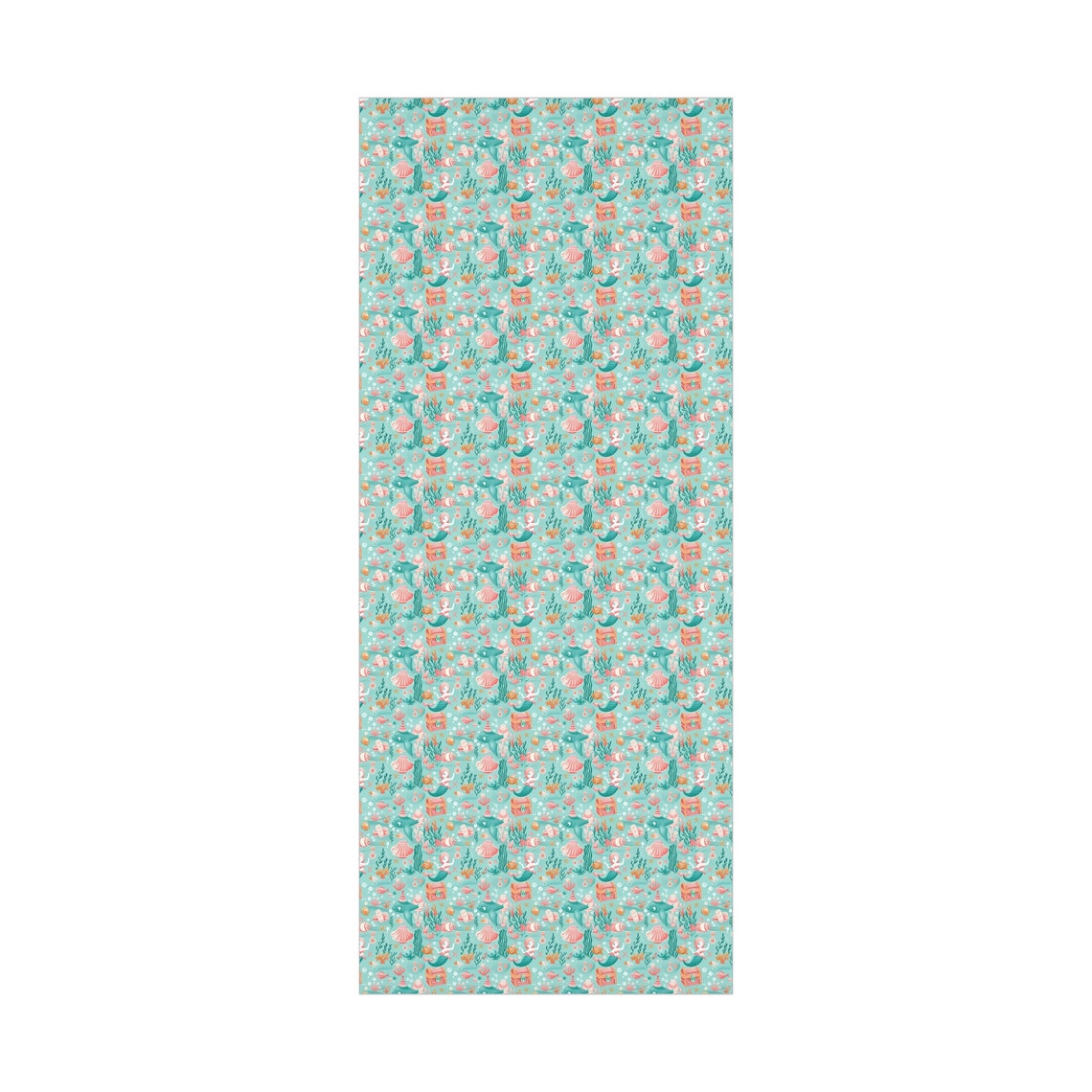 Underwater Birthday Adventure Gift Wrap With Whimsical Sea Life for ...