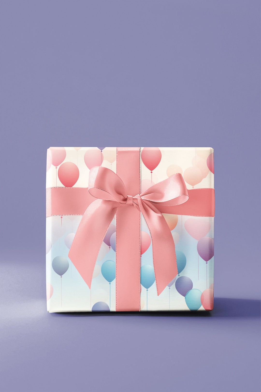 Pastel Balloon Wrapping Paper Perfect for Birthday Parties - Etsy