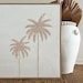Textured Palm Tree Wall Art | Minimalist Art | Wall Decor | Painting ...