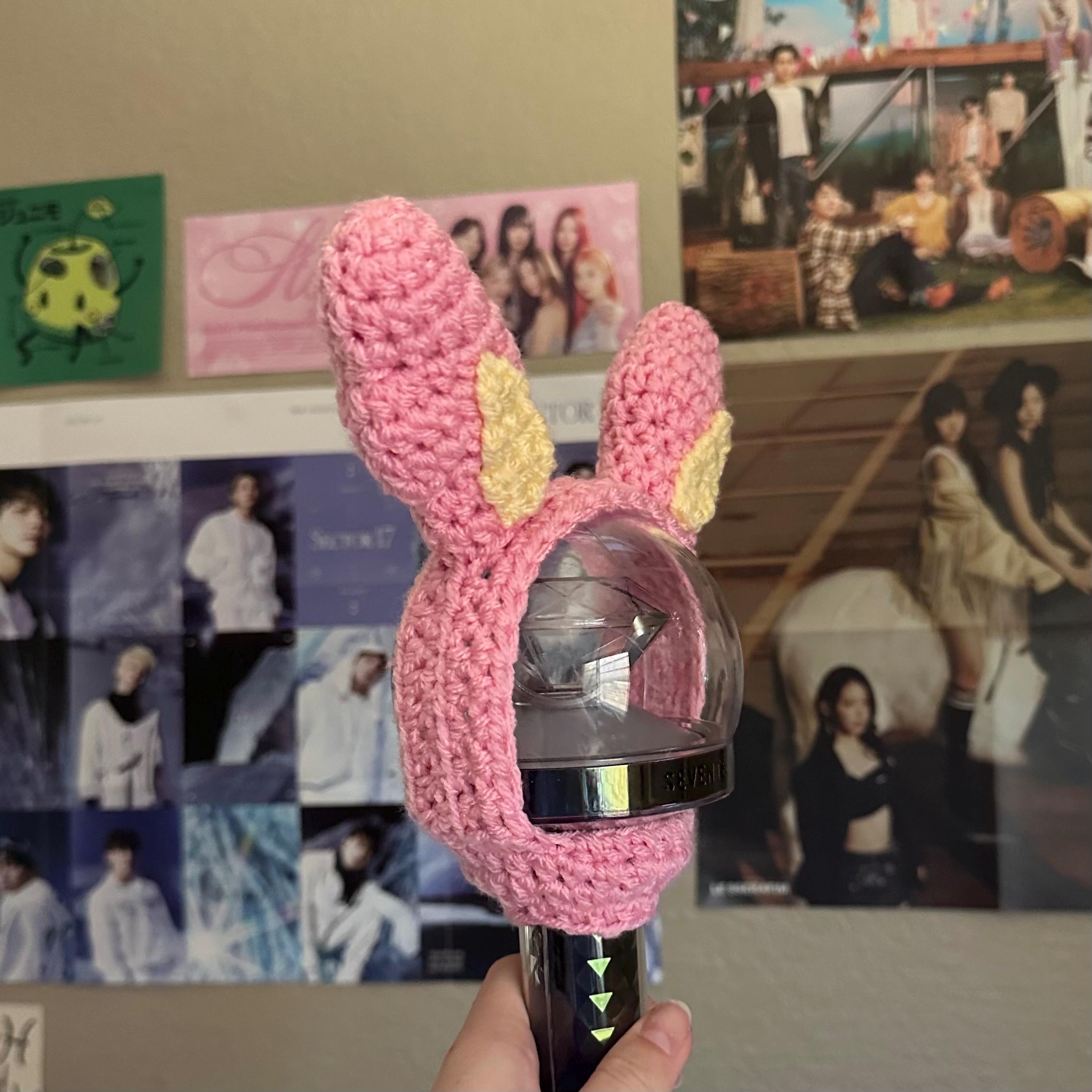 Crochet Toram Lightstick Cover (caratbong) | Jeonghan, Seventeen - Etsy