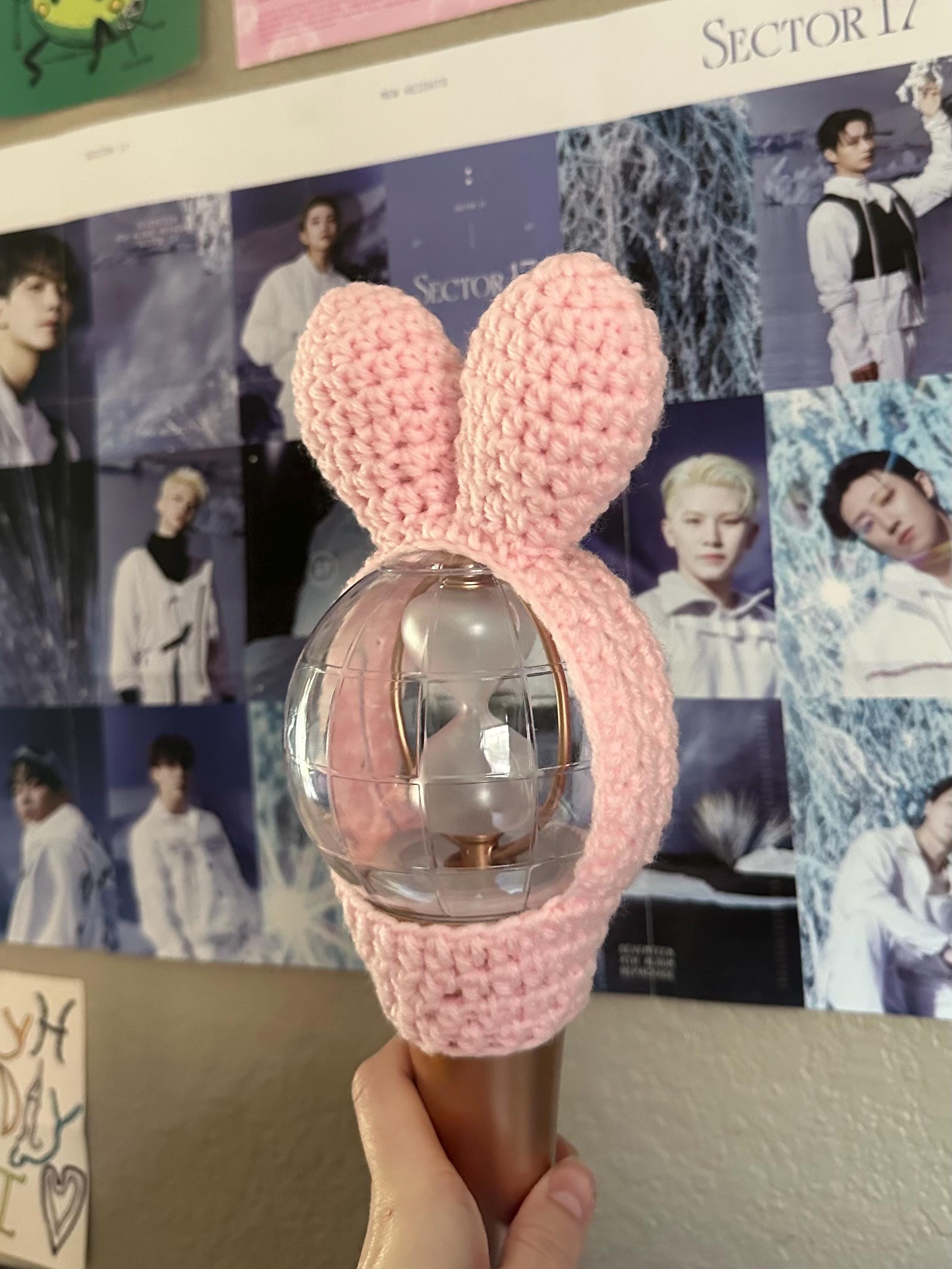 Crochet Ddeongbyeoli Lightstick Cover (lightiny V2) | Seonghwa, Ateez ...