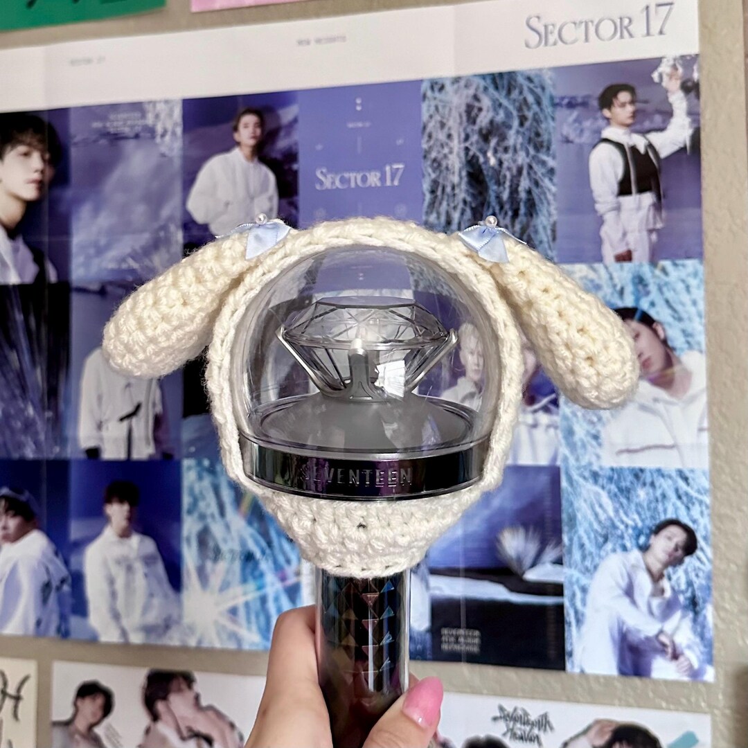 Crochet Joshymoroll Lightstick Cover (caratbong V3) | Joshua, Seventeen - Etsy