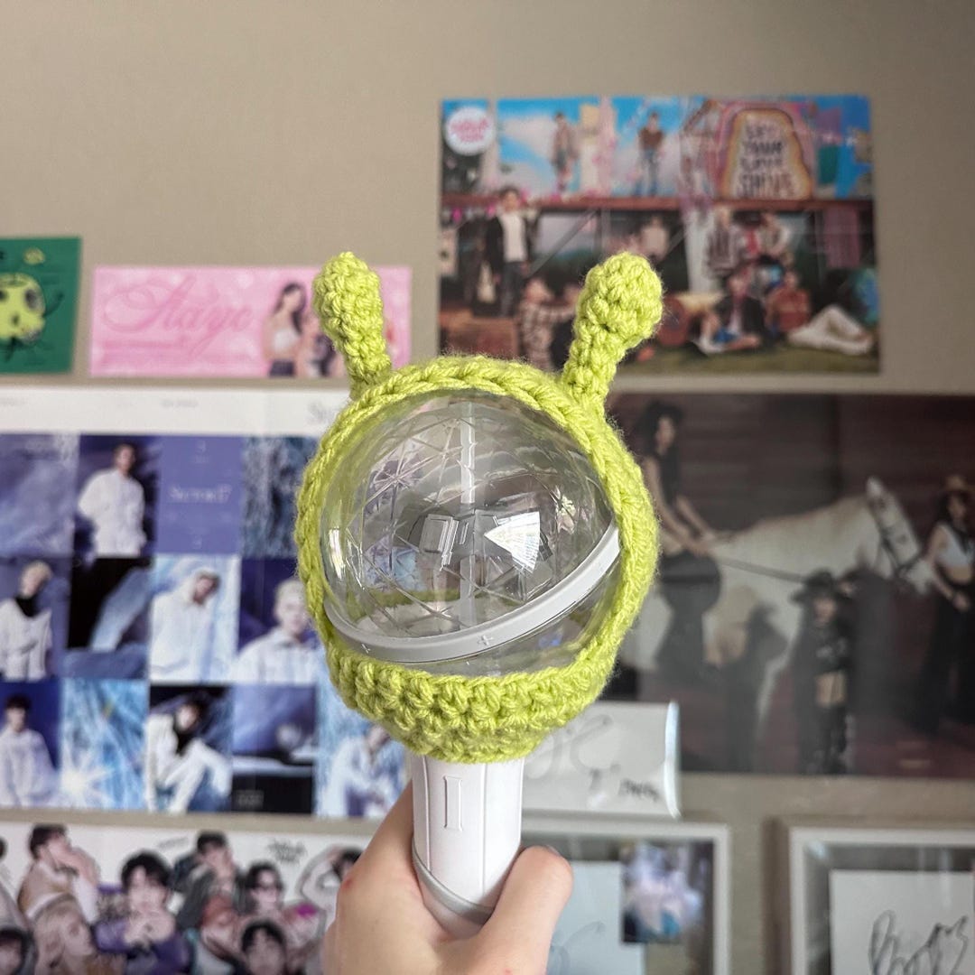 Crochet Alien Lightstick Cover (p1harmony V1) | Soul, P1harmony - Etsy