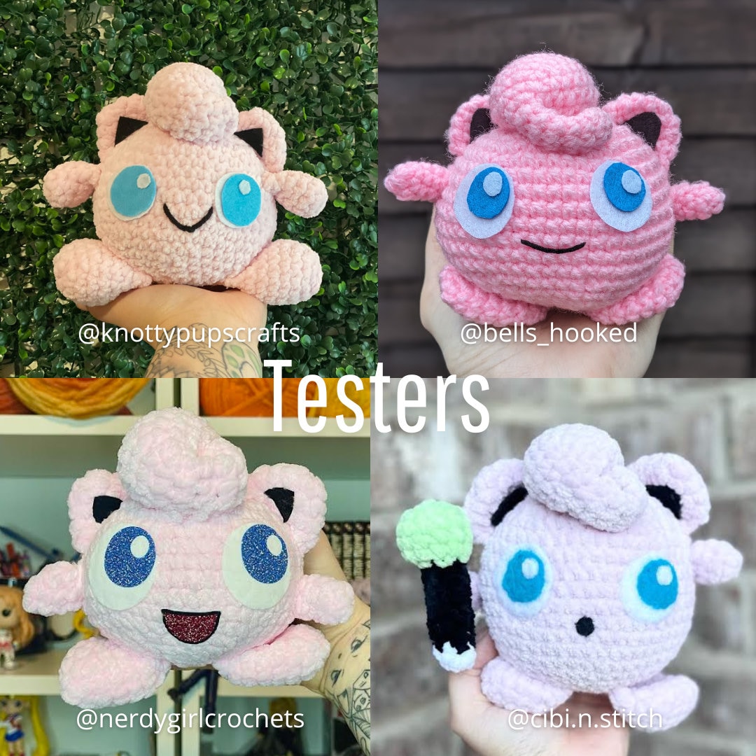Jigglypuff Pokemon Crochet Pattern (amigurumi Pdf) - Etsy