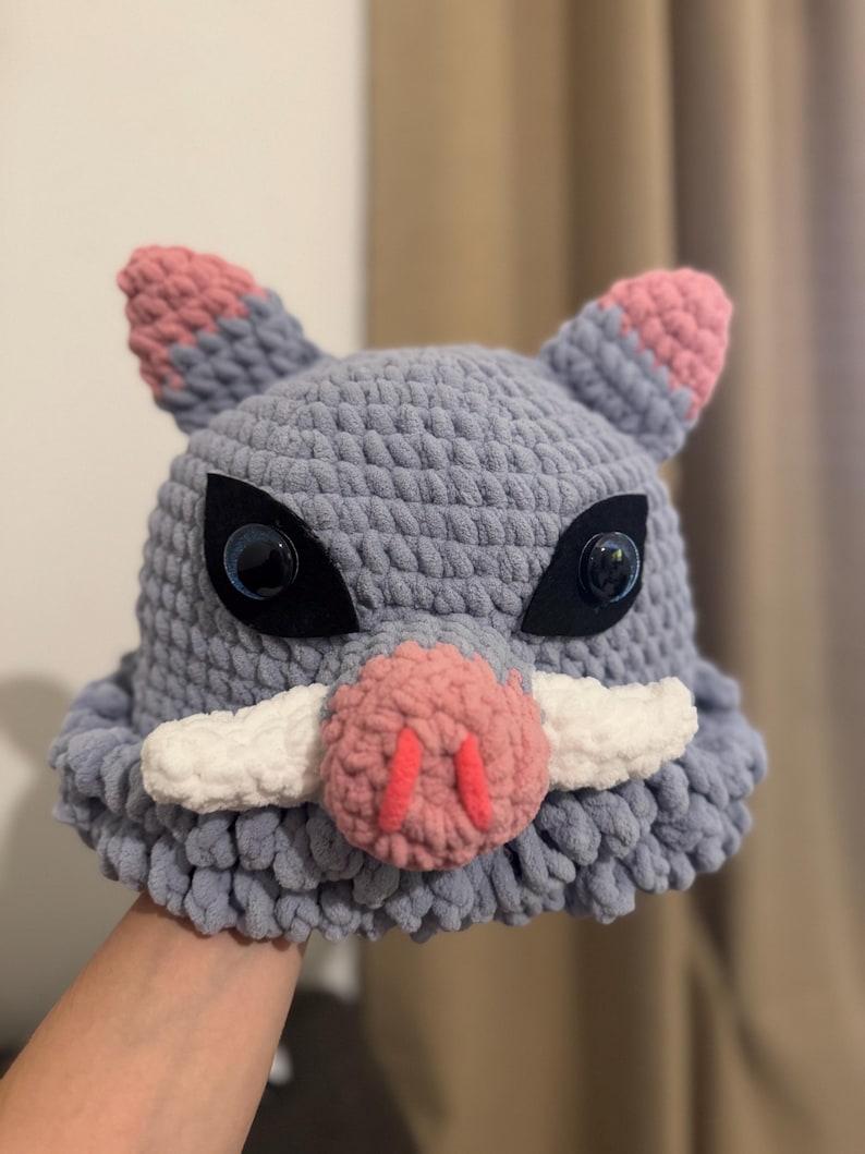 Anime Inspired: Boar-masked Demon Warrior - Amigurumi Crochet Pattern ...
