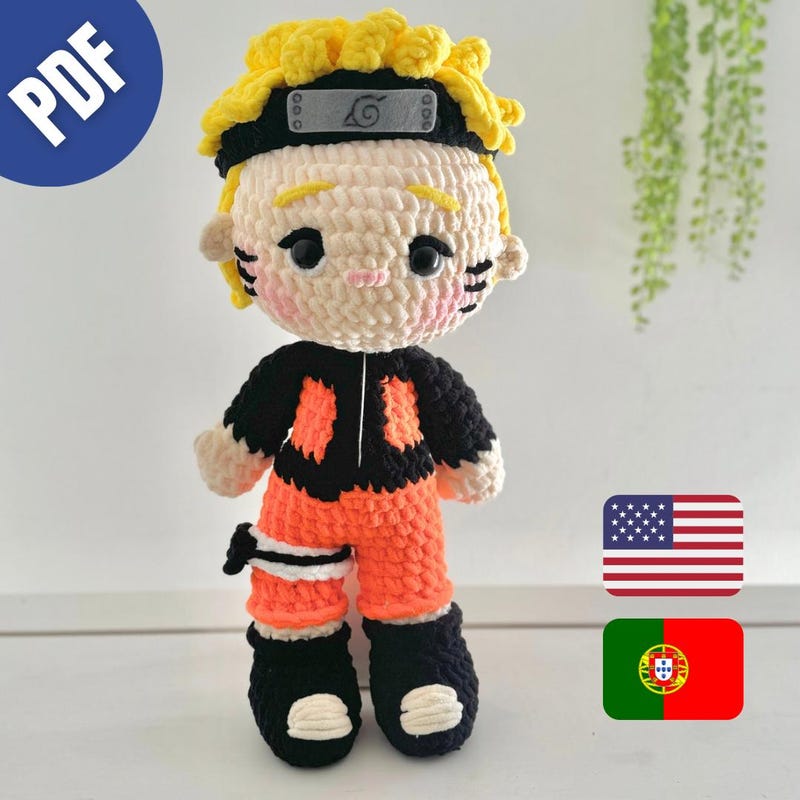 Naruto Plush Crochet - Etsy UK