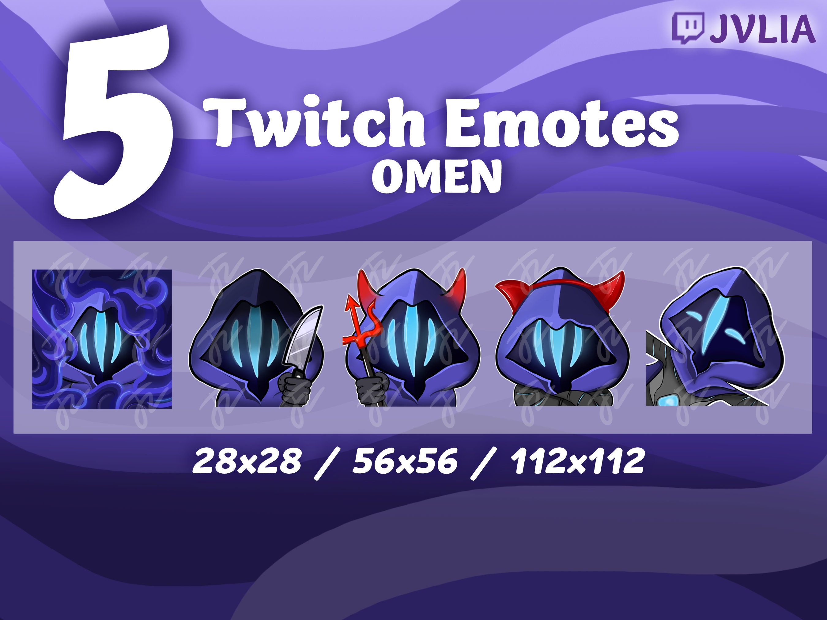 Omen Valorant Twitch Emote Pack *SPOOKY EDITION* - Etsy