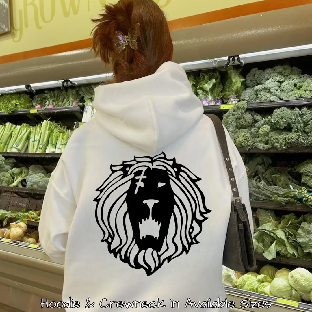 Lion Pride Sin Backside and Frontside Hoodie & Crewneck, Heavy Cotton ...