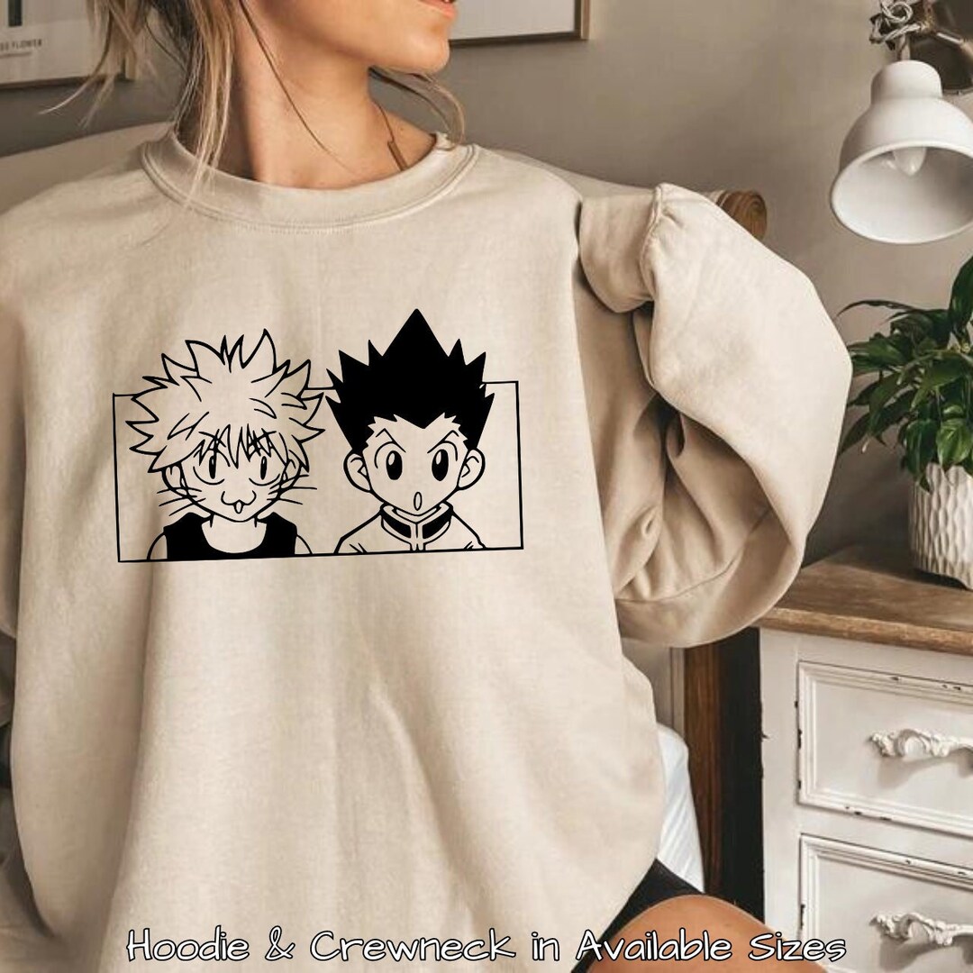 Wow Meme Two Chibi Boys Portrait Shocking Frontside Hoodie & Crewneck ...