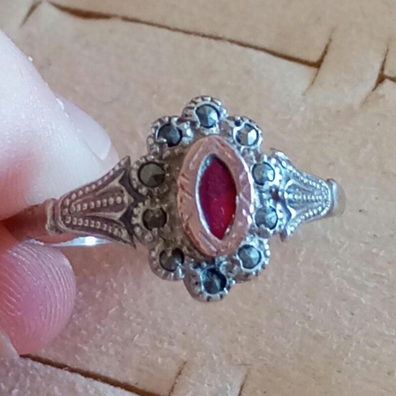 Antique Silver Ring - Etsy