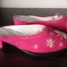 Portuguese Folclore Clogs Red Suede Hand Embroidery Tradicional Minho ...
