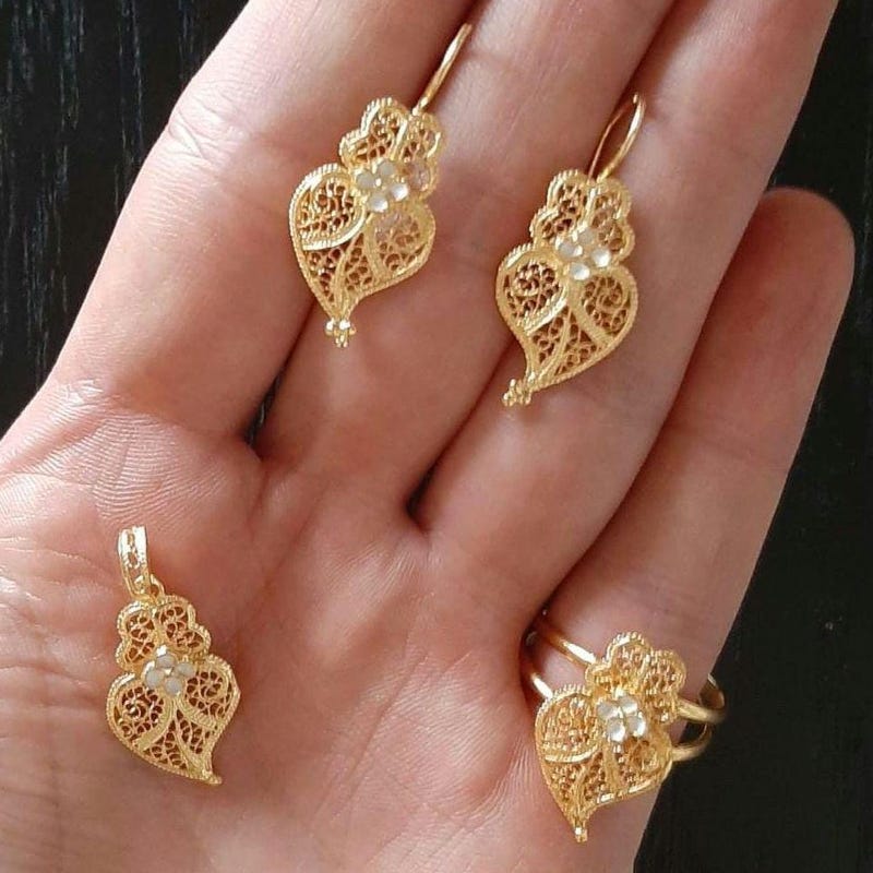 Vintage Portuguese Filigree - Etsy UK
