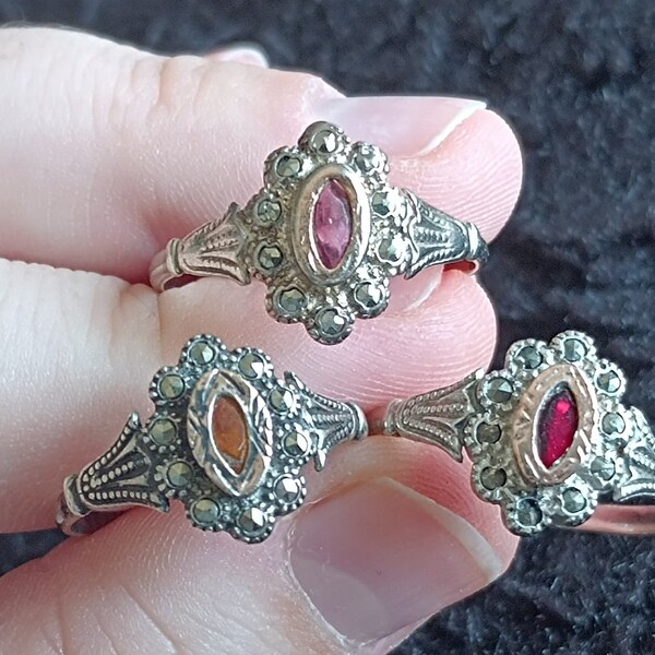 Antique Silver Ring - Etsy