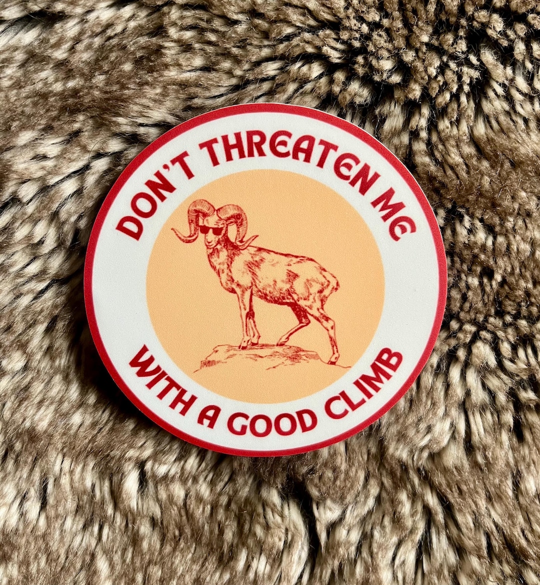 Mountain Goat Sticker, Waterproof, Climbing, Running or Hiking Pride - Etsy