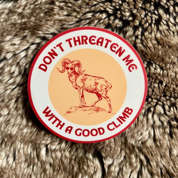 Mountain Goat Sticker - Etsy