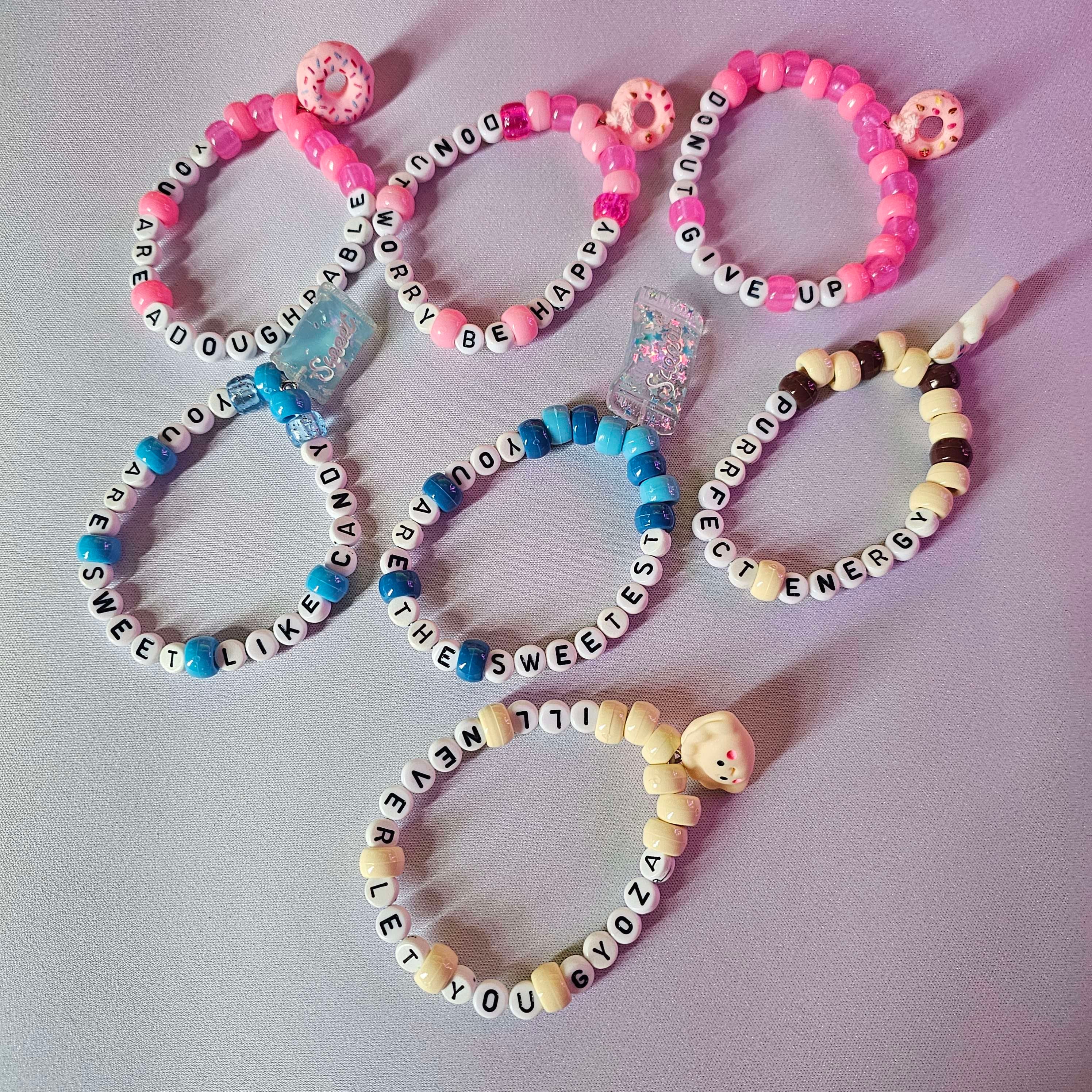 Kandi Bracelets / Custom Kandi Bracelets / Positivity Kandi / Random ...