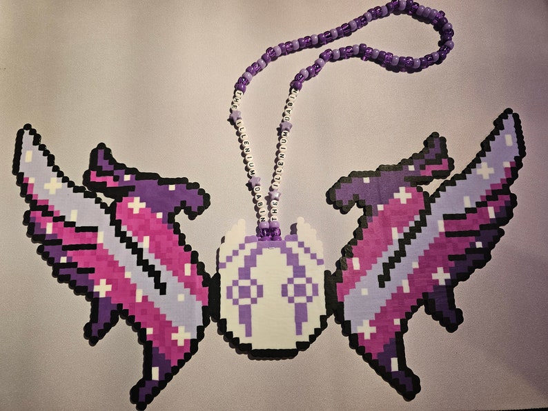 Custom Kandi Perler Necklaces Custom Made Sanrio Illenium Dabin Eat ...